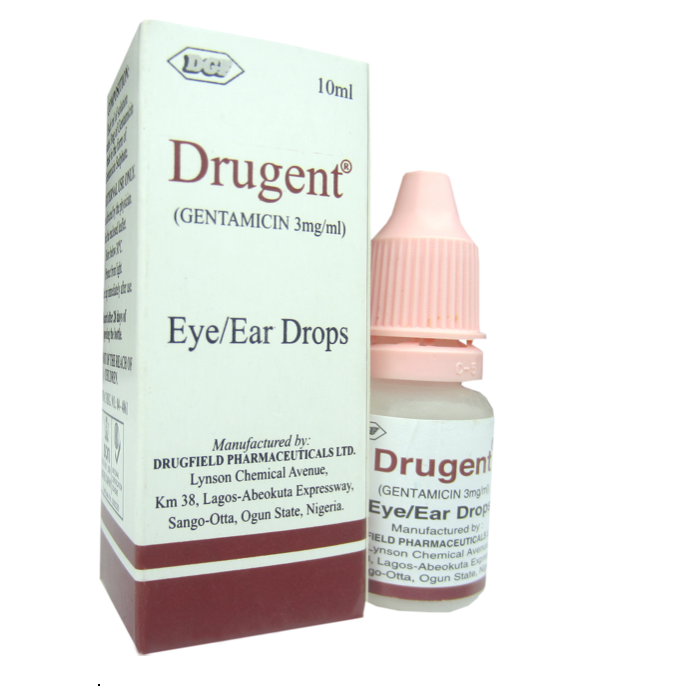 Drugent® Eye/Ear Drops - Drugfield Pharmaceuticals Ltd